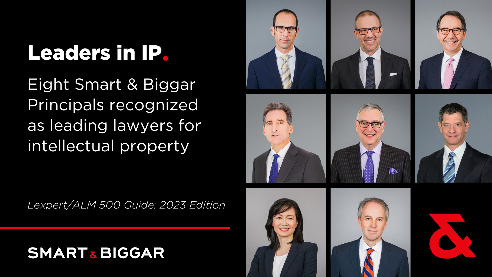 Smart & Biggar stands out with eight Principals recognized as IP ...