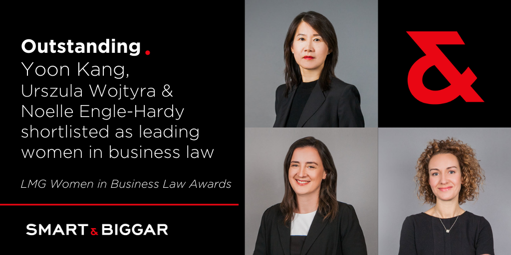 Smart & Biggar shortlisted for 10 LMG ‘Women in Business Law’ awards in ...