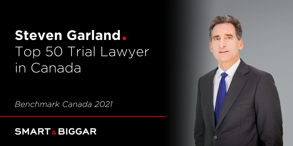Steven Garland honoured by Benchmark Litigation as among the ‘Top 50 ...
