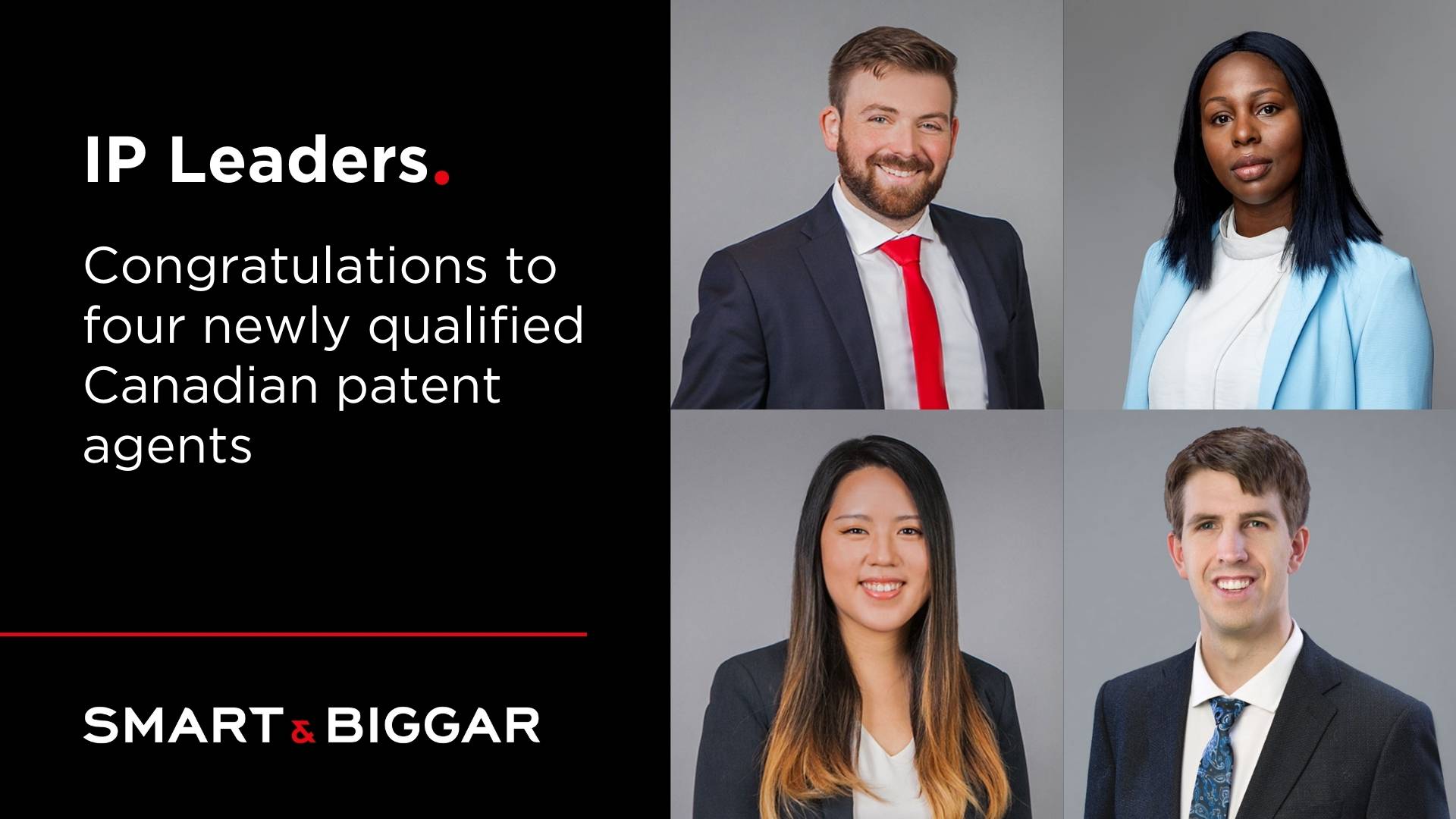 Smart & Biggar félicite quatre agents de brevets canadiens certifiés en ...