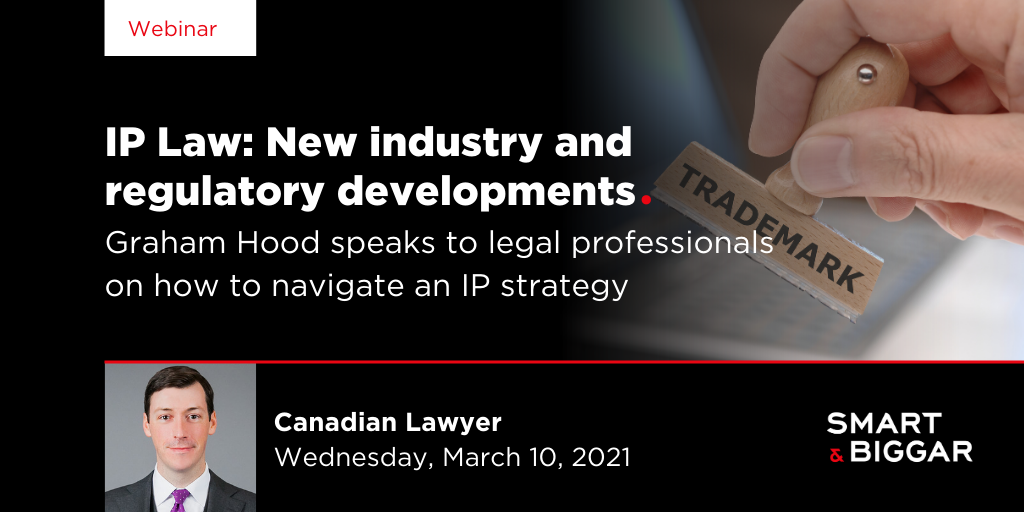 Graham Hood speaks to legal professionals on how to navigate an IP ...